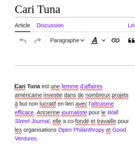 Wikipedia Page Template: Guide for Biographies and Company